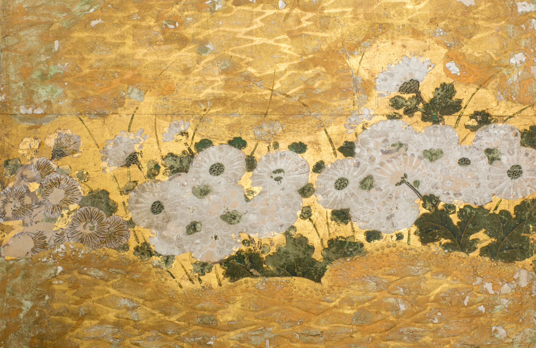 Japanese Five Panel Screen: Winter Into Fall - Naga Antiques