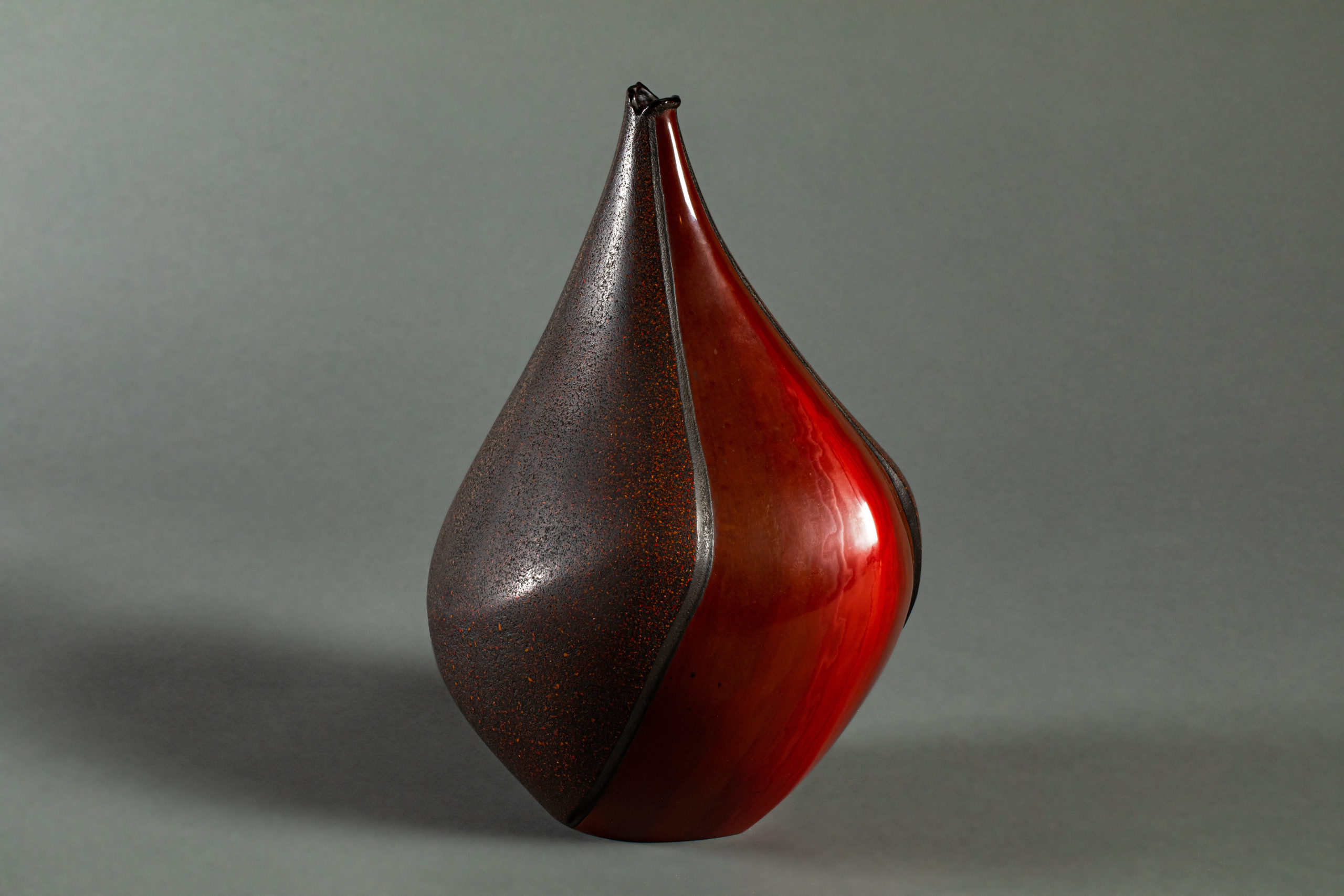 Modern Looking Dry Lacquer Vase - Naga Antiques