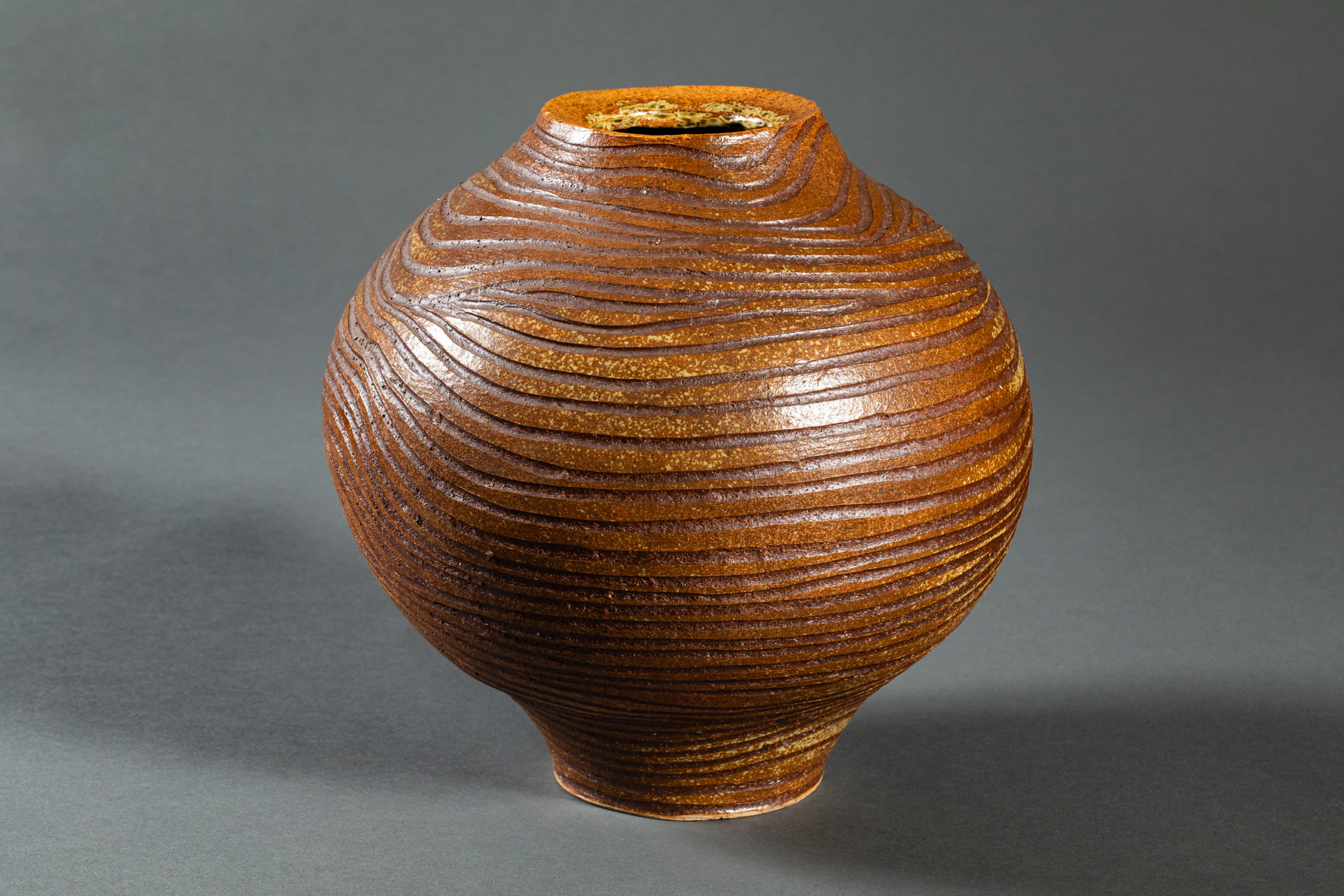 Japanese Wave Design Studio Vase - Naga Antiques