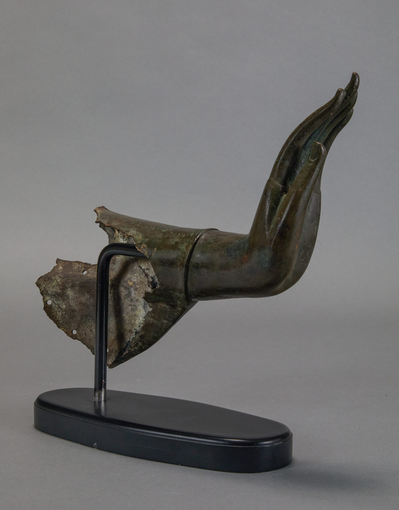 Bronze Fragment of Buddha's Left Hand & Forearm - Naga Antiques