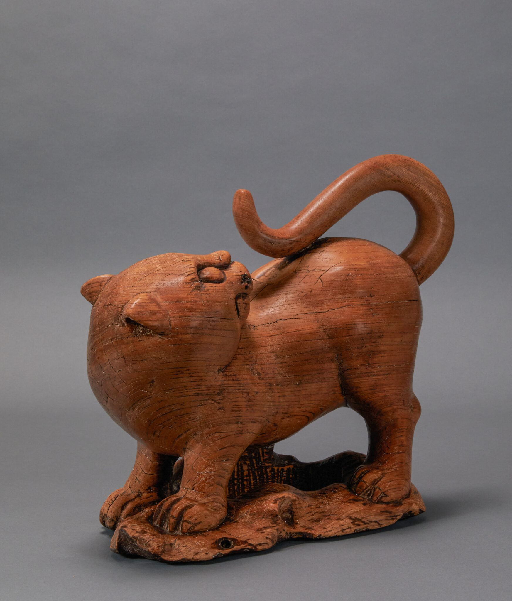 Finely Carved Hardwood Tiger - Naga Antiques