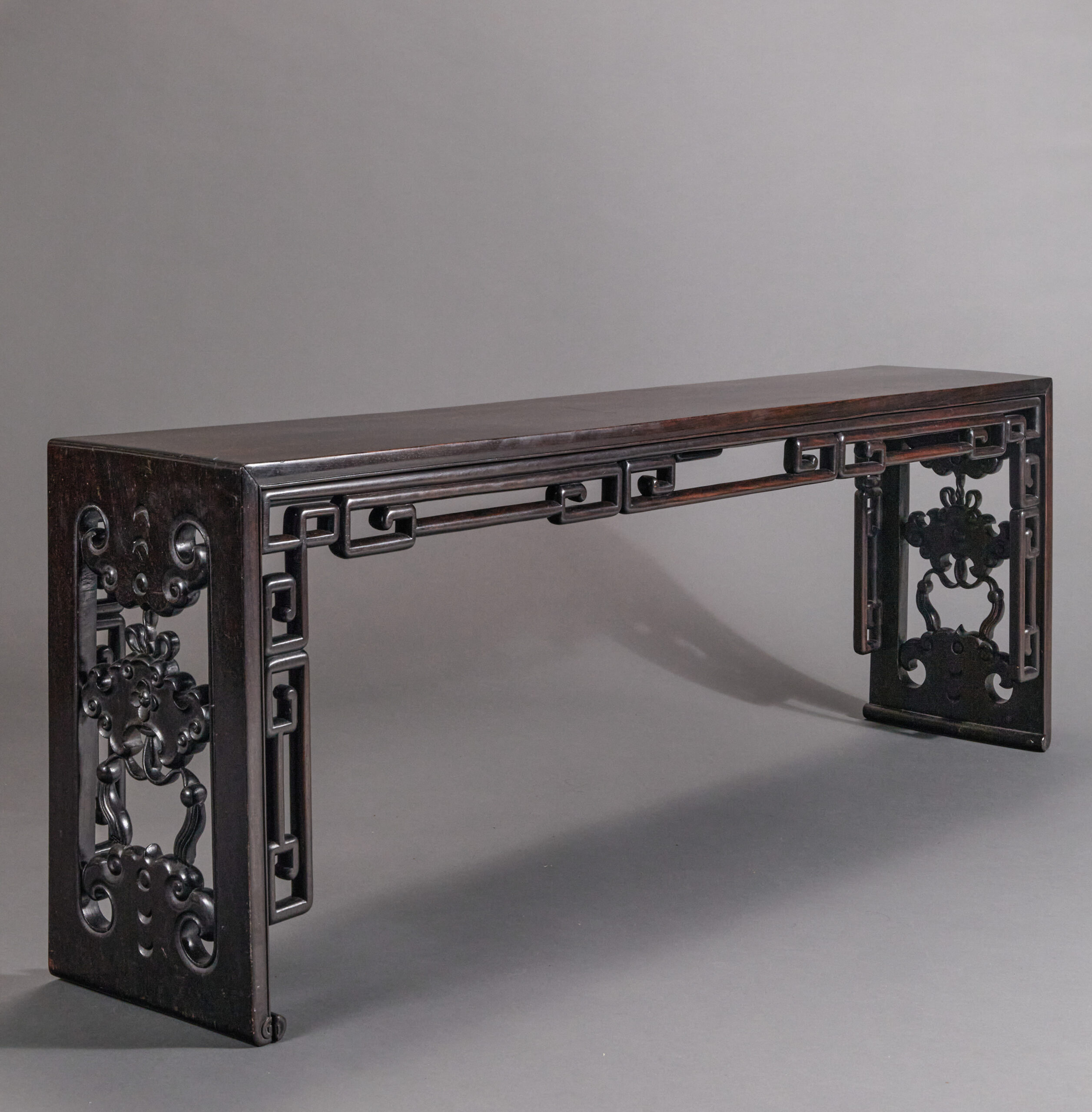 Chinese Hand-Carved Hardwood Table - Naga Antiques